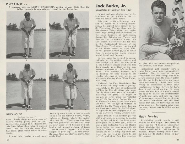 Jack Burke Jr Golf Digest Spring 1950
