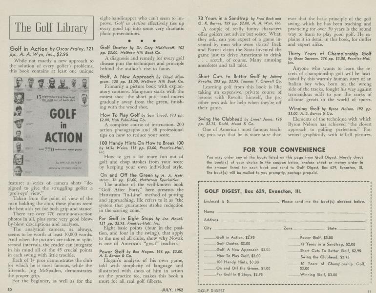 The Golf Library | Golf Digest | JULY 1952