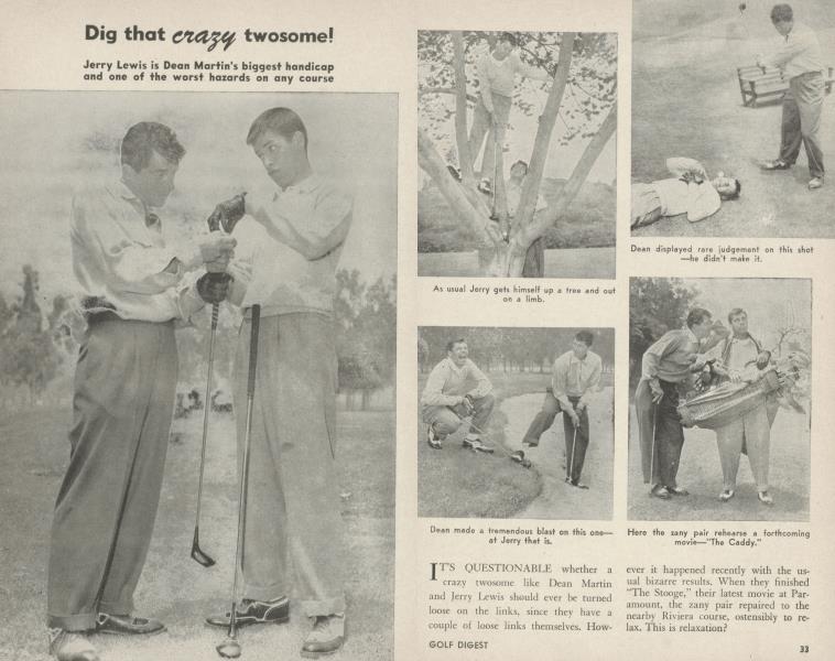Dig that crazy twosome! | Golf Digest | MAY 1953