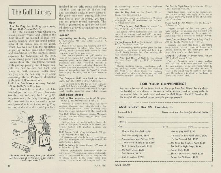 The Golf Library | Golf Digest | JULY 1953