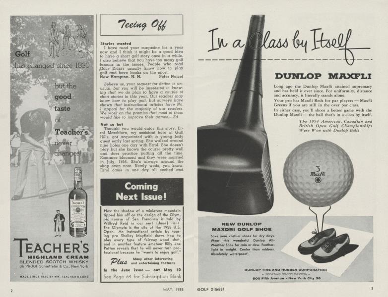 Coming Next Issue! | Golf Digest | MAY 1955