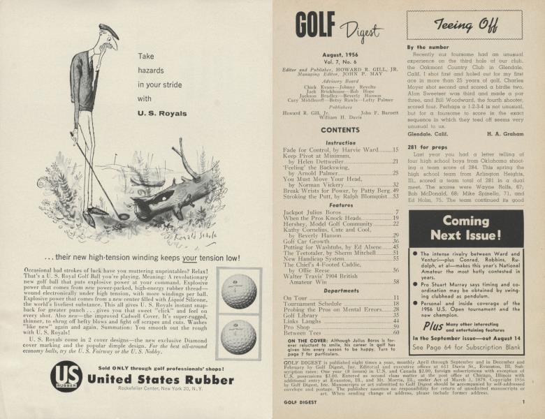 Coming Next Issue! | Golf Digest | AUGUST 1956