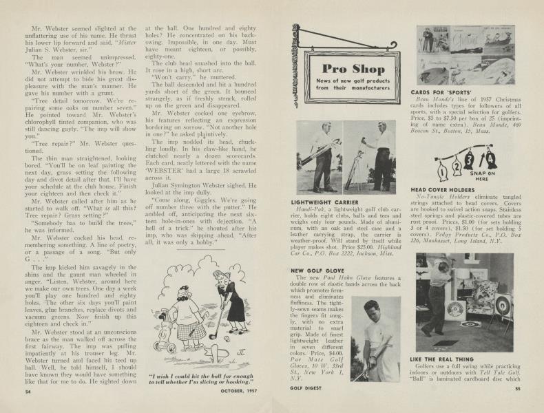 Pro Shop | Golf Digest | OCTOBER 1957
