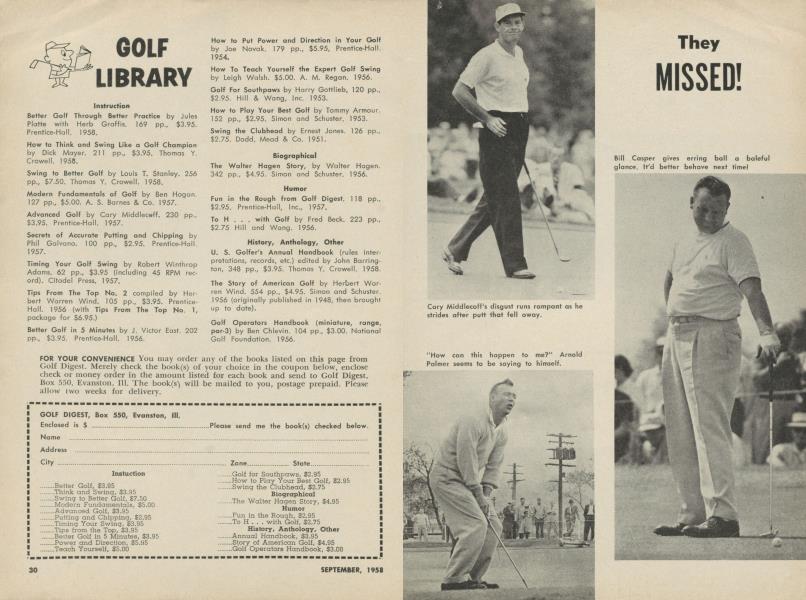 GOLF LIBRARY | Golf Digest | SEPTEMBER 1958