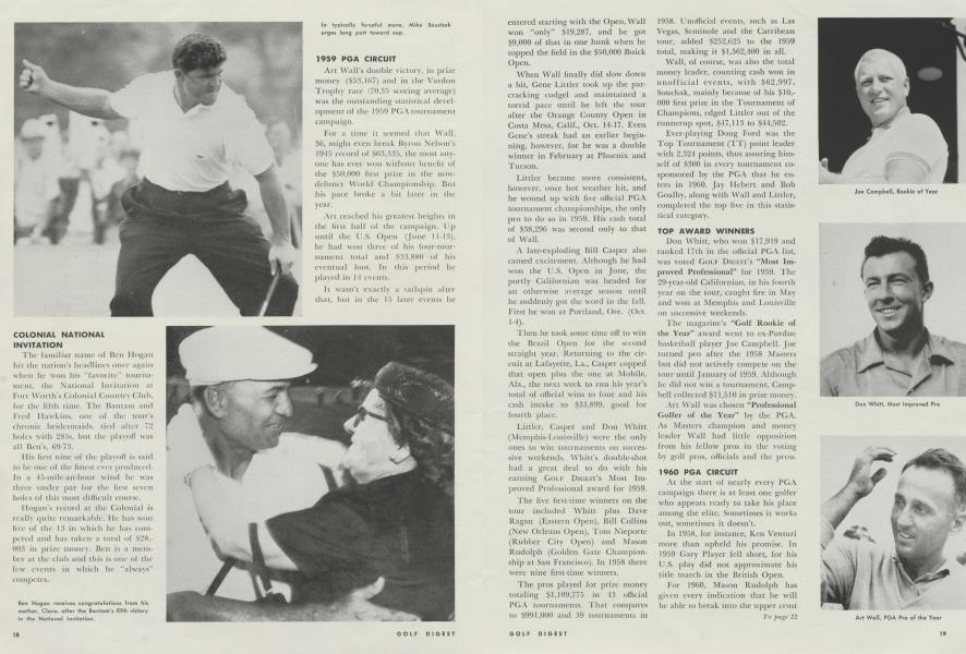 COLONIAL NATIONAL INVITATION | Golf Digest | FEBRUARY 1960