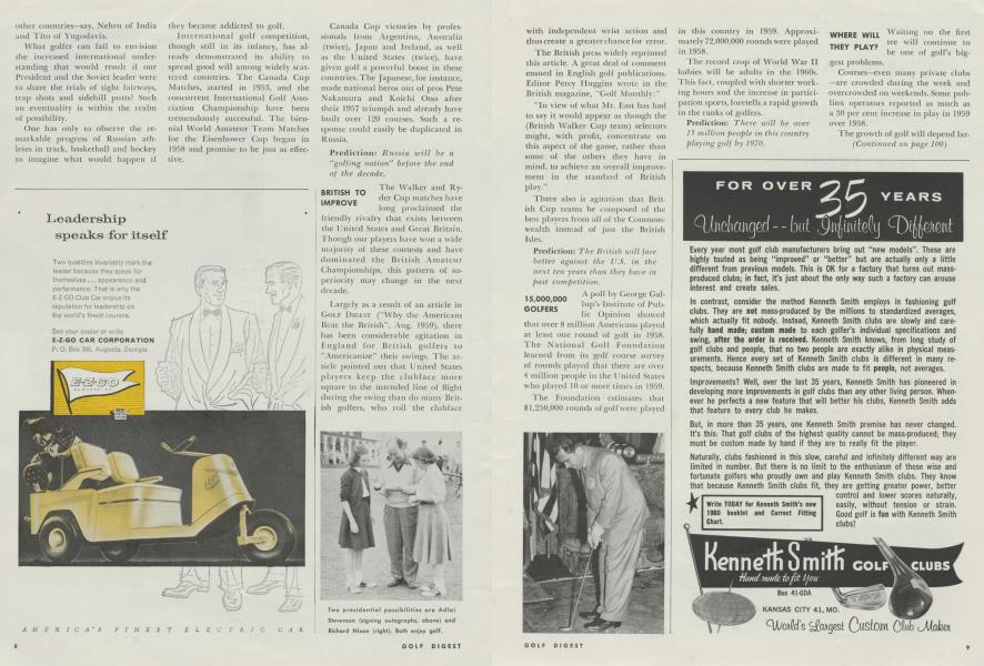 Kenneth Smith GOLF CLUB | Golf Digest | FEBRUARY 1960