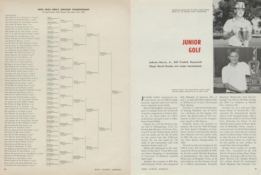 JUNIOR GOLF | Golf Digest | FEBRUARY 1961