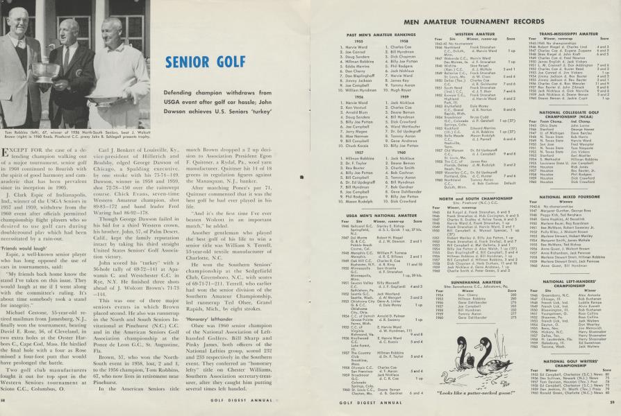 SENIOR GOLF | Golf Digest | FEBRUARY 1961