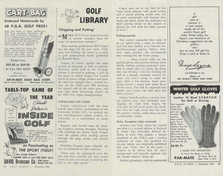Golf Library | Golf Digest | NOVEMBER 1961