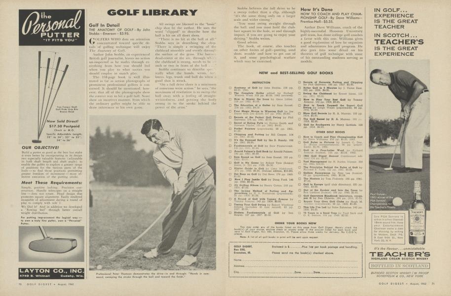 GOLF LIBRARY | Golf Digest | AUGUST 1962
