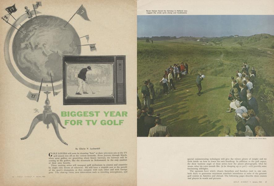 BIGGEST YEAR FOR TV GOLF | Golf Digest | JANUARY 1963