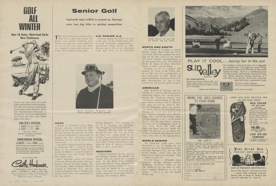 Senior Golf | Golf Digest | FEBRUARY 1963