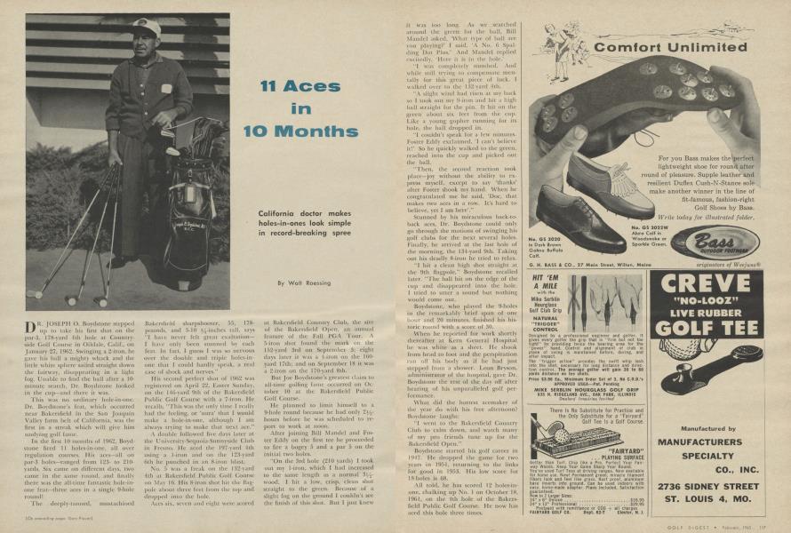 CREVE GOLF TEE | Golf Digest | FEBRUARY 1963