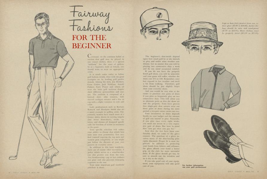 FAIRWAY FASHIONS | Golf Digest | MARCH 1963