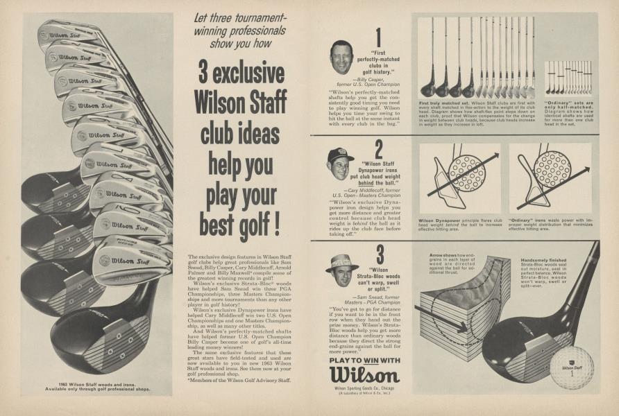 WILSON STAFF | Golf Digest | MARCH 1963