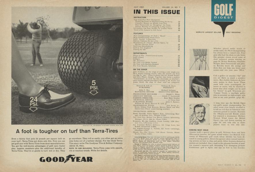 IN THIS ISSUE | Golf Digest | JULY 1963