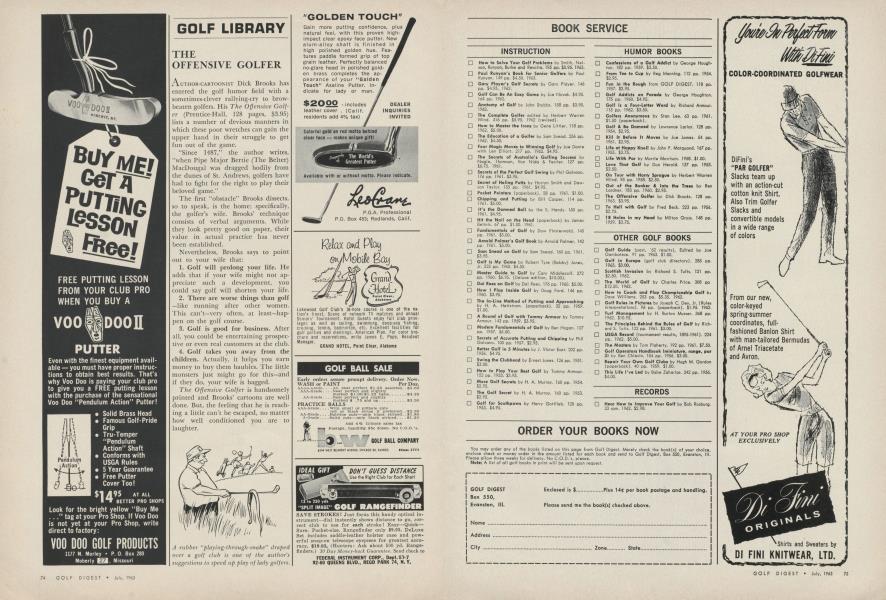 GOLF LIBRARY | Golf Digest | JULY 1963