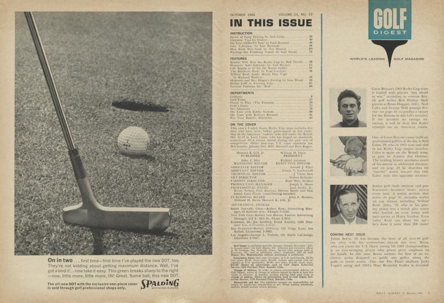 GOLF DIGEST | Golf Digest | OCTOBER 1963
