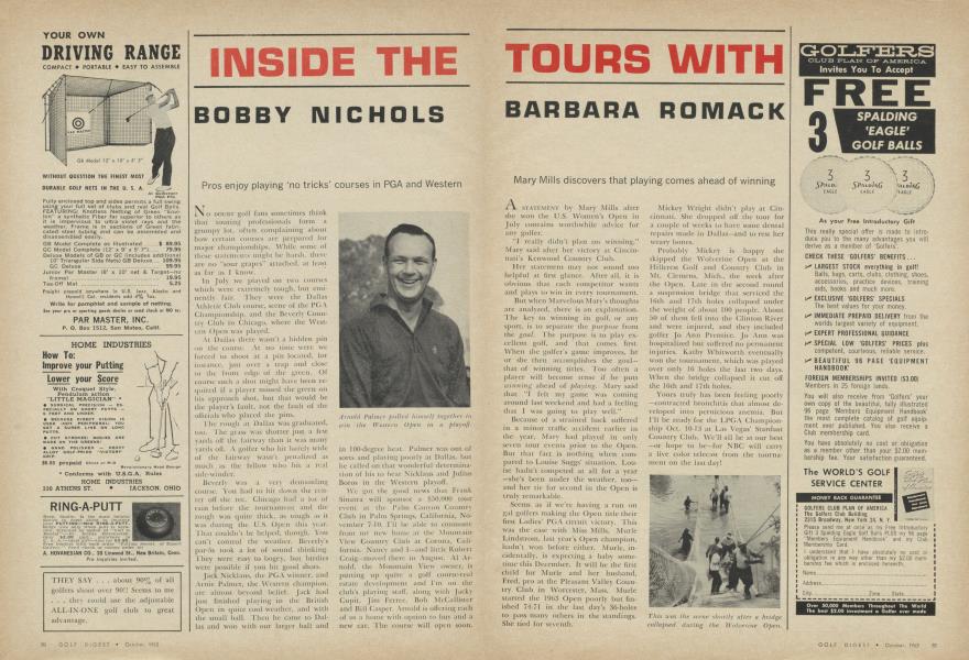INSIDE THE TOURS WITH: BARBARA ROMACK | Golf Digest | OCTOBER 1963