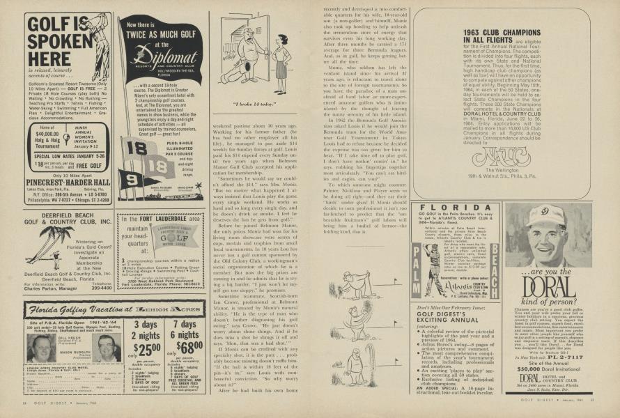 ATLANTIS COUNTRY CLUB & INN | Golf Digest | JANUARY 1964