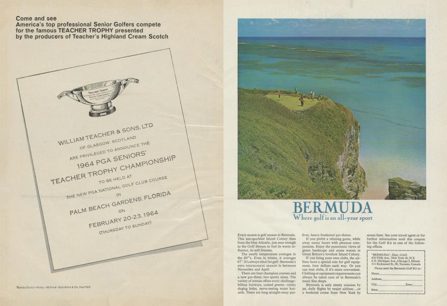 1964 PGA SENIORS' TEACHER TROPHY CHAMPIONSHIP | Golf Digest | FEBRUARY 1964