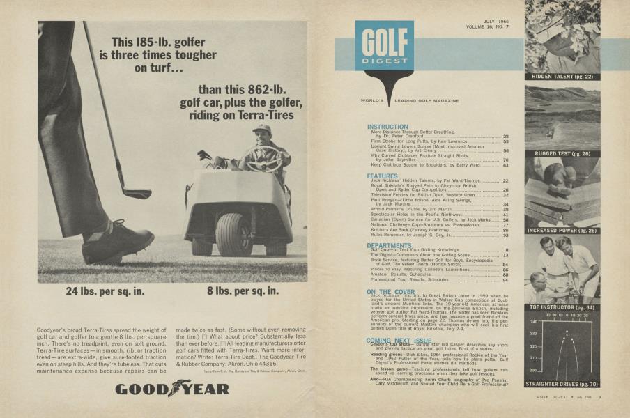 GOLF DIGEST | Golf Digest | JULY 1965