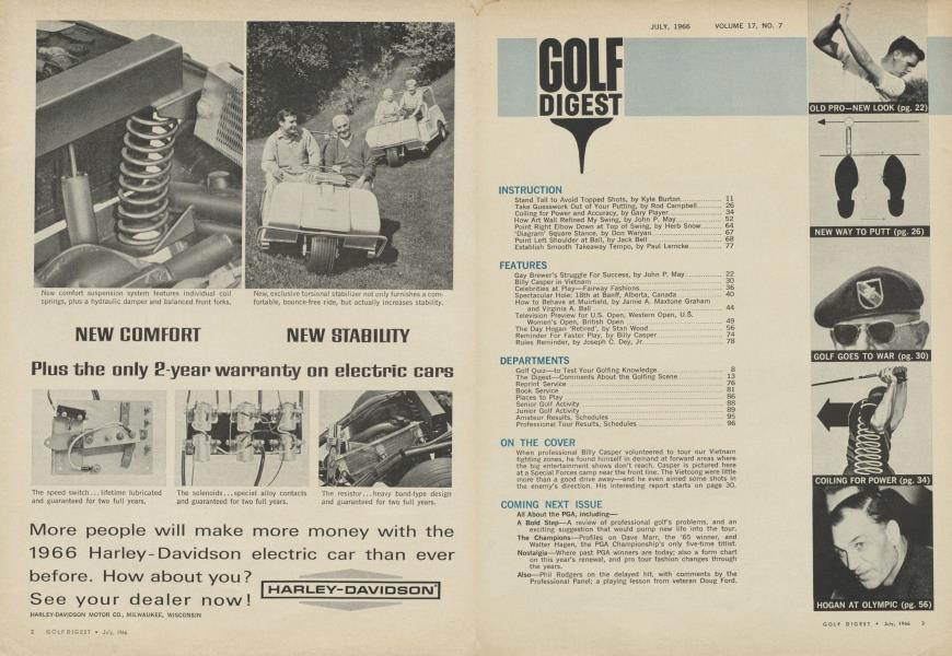 COMING NEXT ISSUE | Golf Digest | JULY 1966