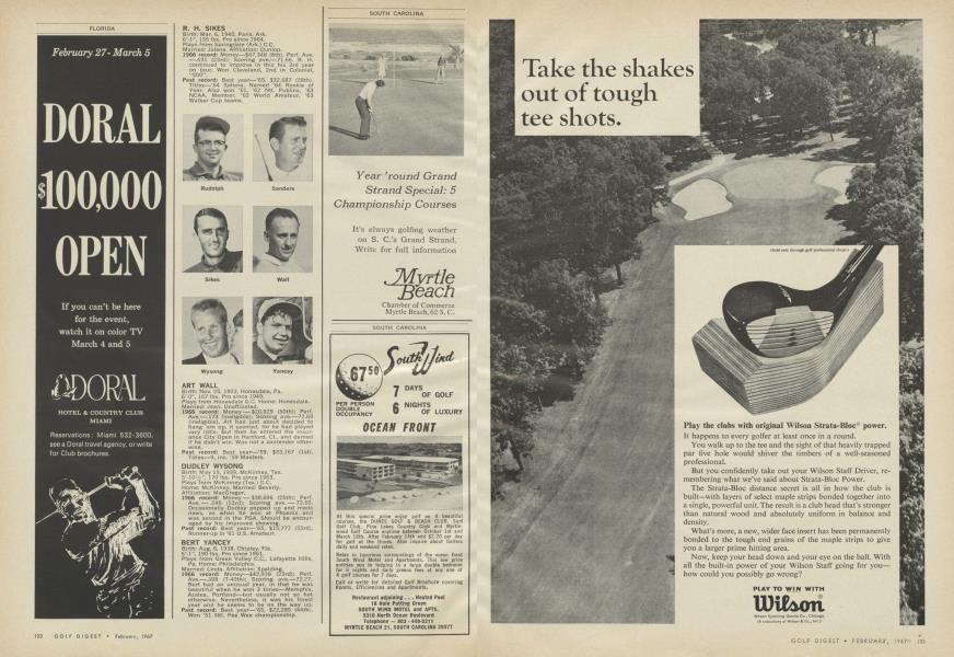DORAL OPEN | Golf Digest | FEBRUARY 1967