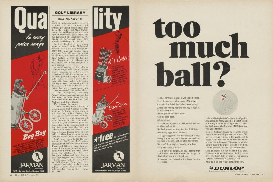 GOLF LIBRARY | Golf Digest | JULY 1968