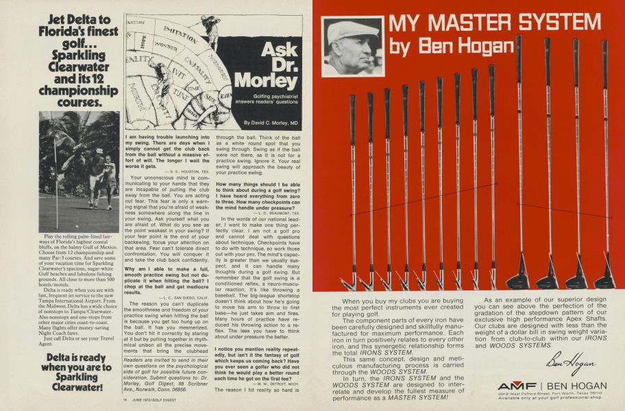 Ask Dr. Morley | Golf Digest | JUNE 1972
