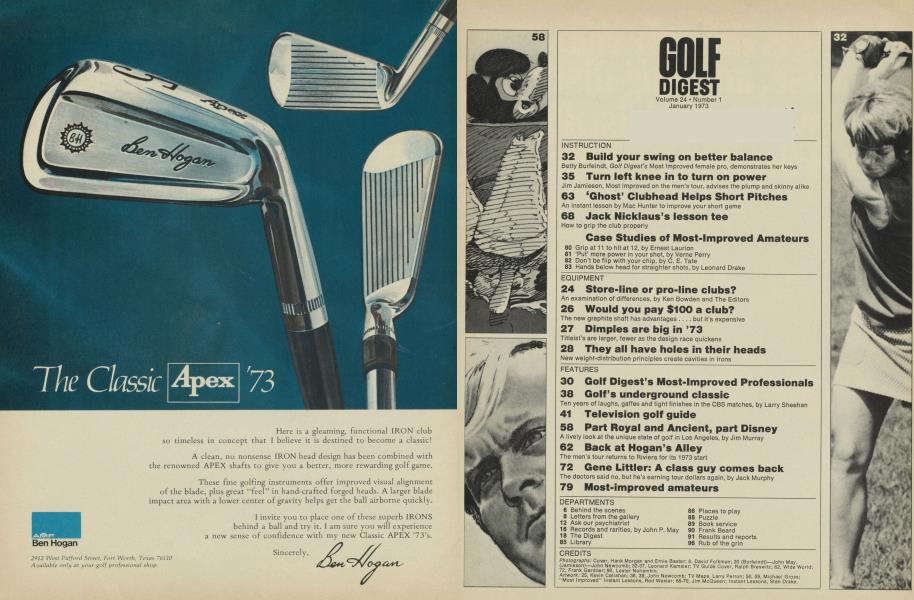GOLF DIGEST | Golf Digest | JANUARY 1973