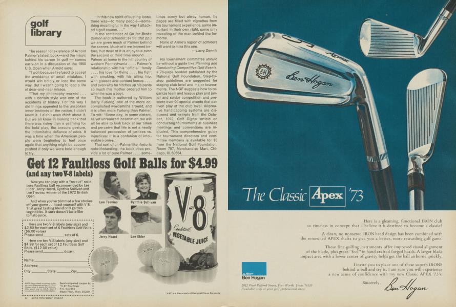 golf library | Golf Digest | JUNE 1973