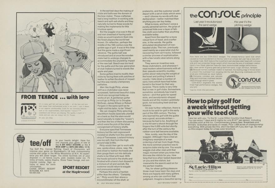 Tee/Off | Golf Digest | JULY 1974