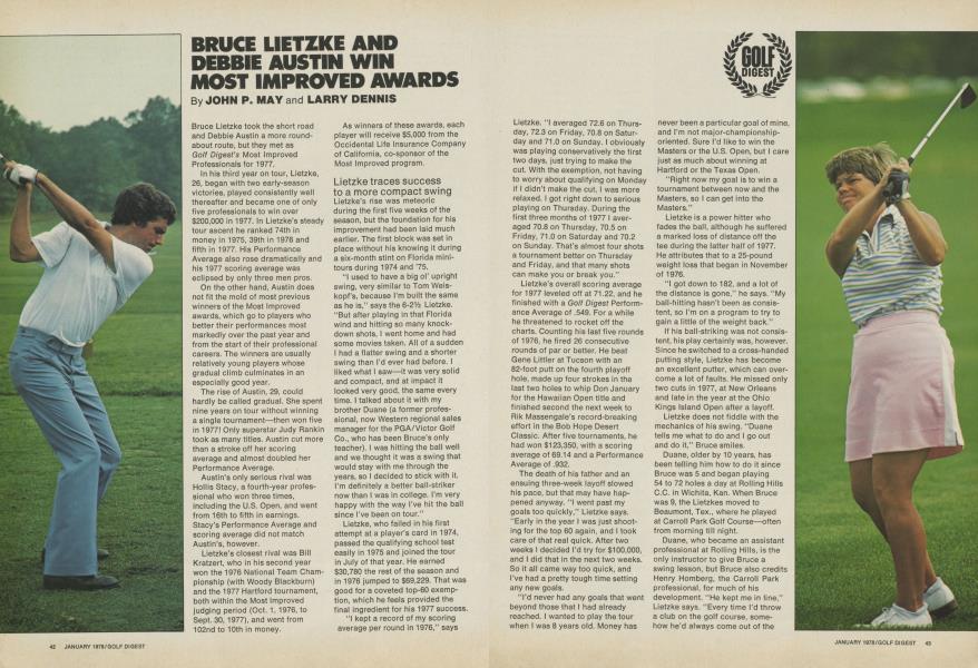 BRUCE LIETZKE AND DEBBIE AUSTIN WIN MOST IMPROVED AWARDS | Golf Digest ...