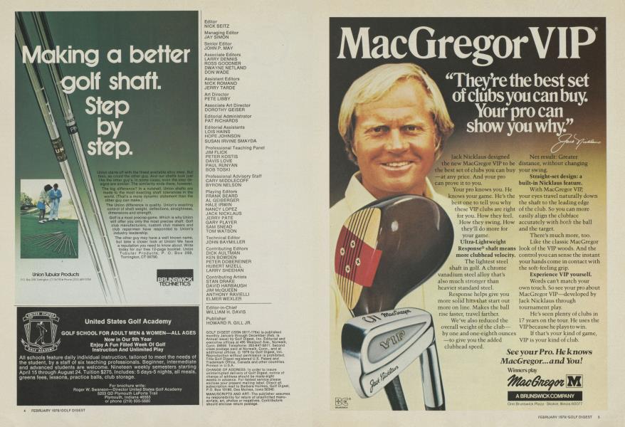 GOLF DIGEST | Golf Digest | FEBRUARY 1979