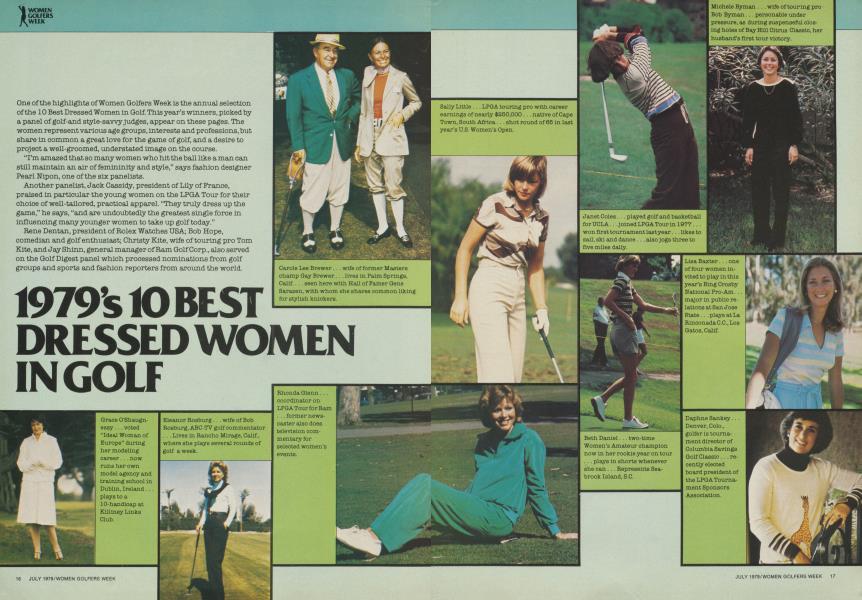 1979’s 10 BEST DRESSED WOMEN IN GOLF | Golf Digest | JULY 1979