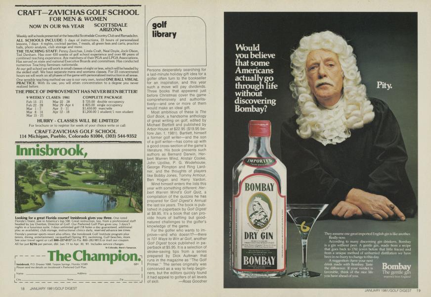 Golf Library | Golf Digest | JANUARY 1981