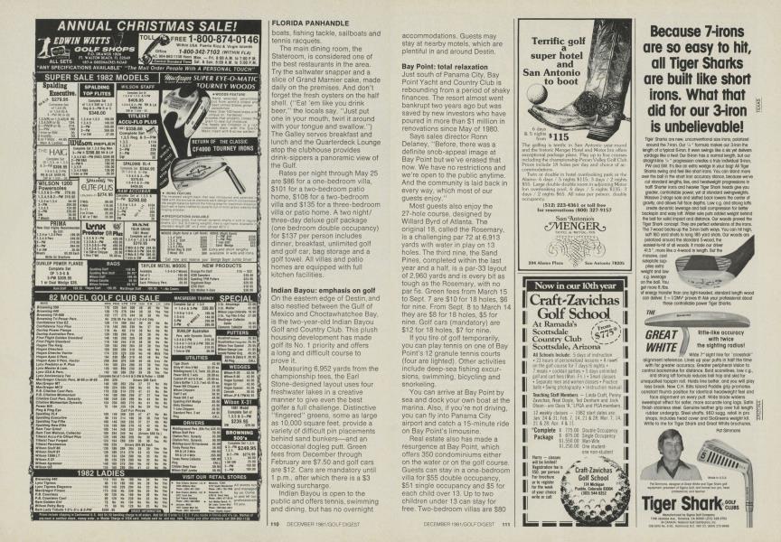Advertisements | Golf Digest | DECEMBER 1981