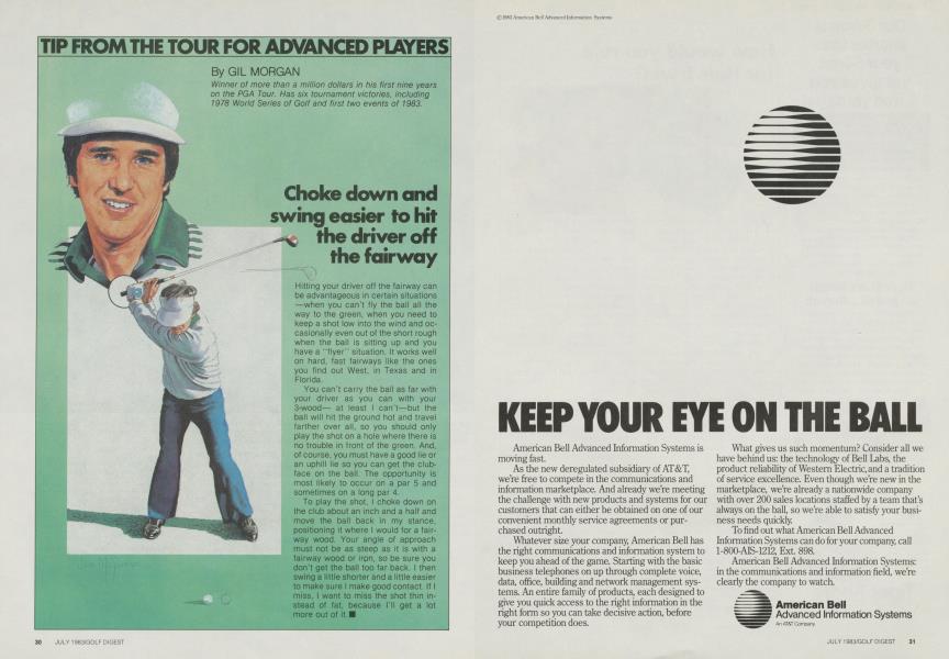 Choke down and swing easier to hit the driver off the fairway | Golf ...