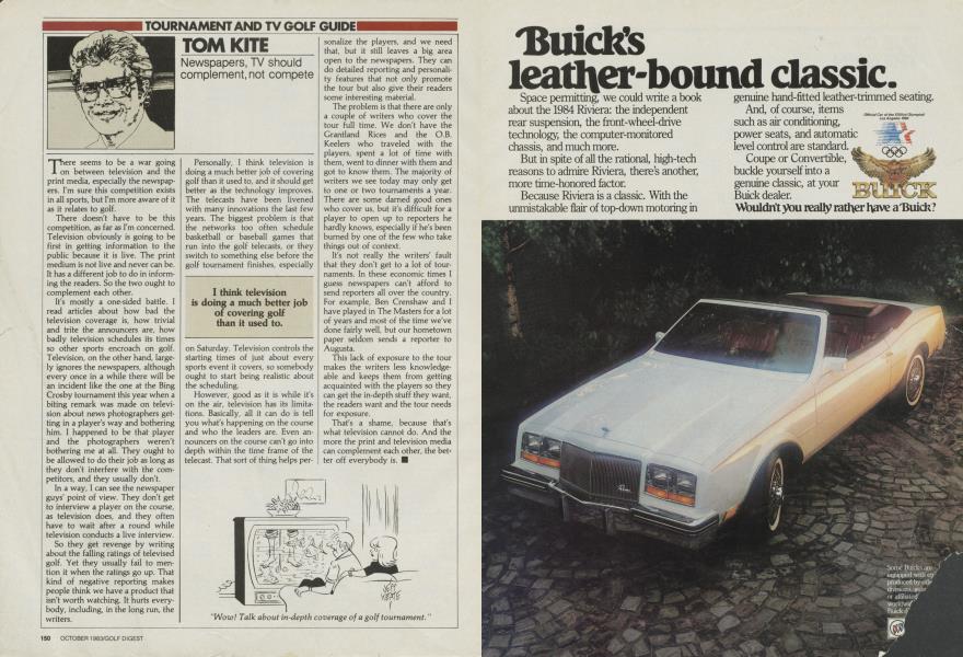 TOM KITE | Golf Digest | OCTOBER 1983