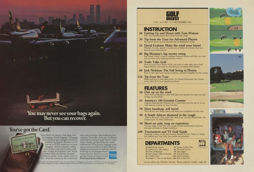GOLF DIGEST | Golf Digest | NOVEMBER 1983