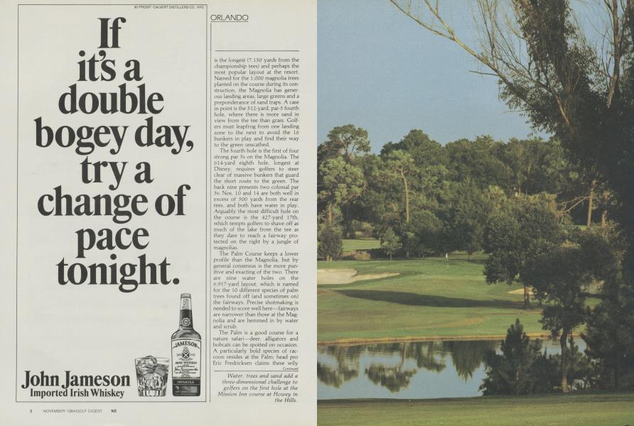 John Jameson | Golf Digest | NOVEMBER 1984