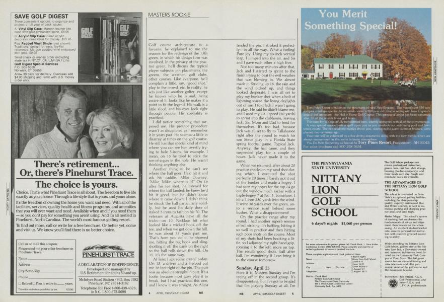 Tory Pines Resort | Golf Digest | APRIL 1985