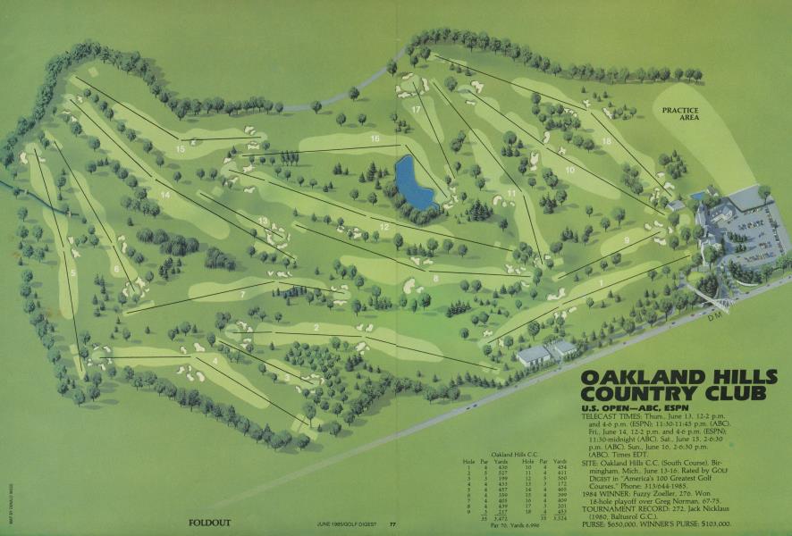 Oakland Hills Country Club | Golf Digest | JUNE 1985