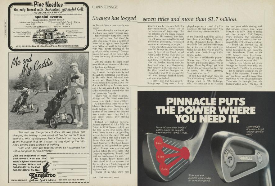Kangaroo Motor Golf Caddies | Golf Digest | JUNE 1985