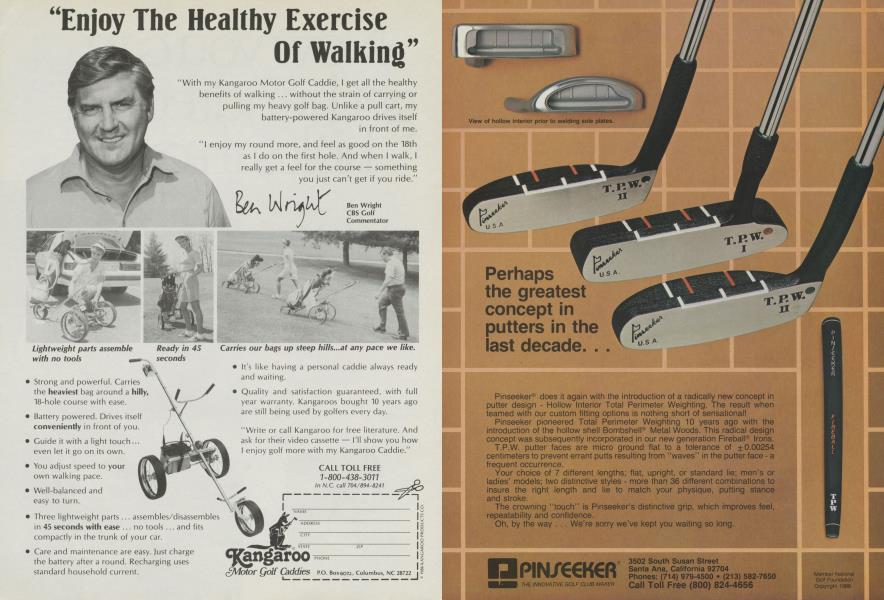 Kangaroo Motor Golf Caddies | Golf Digest | JUNE 1986