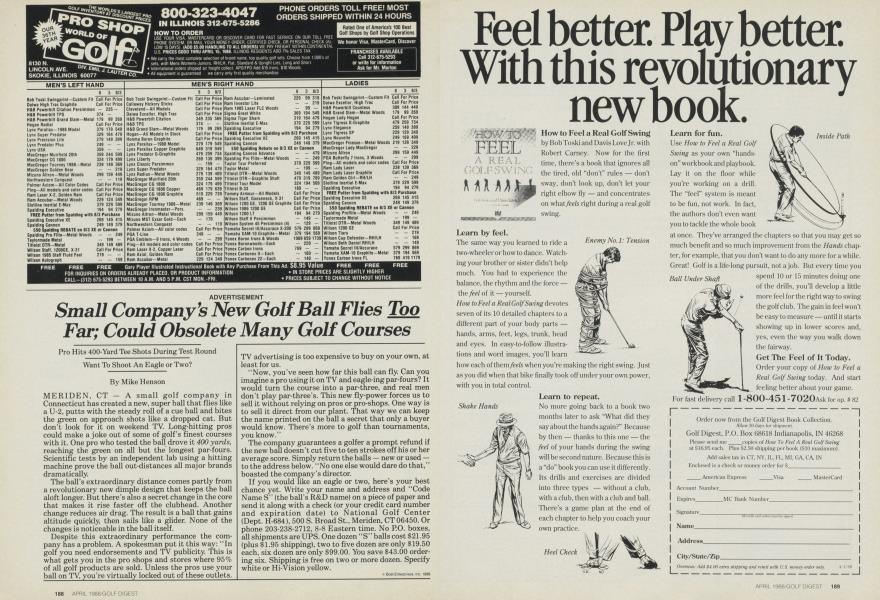 Pro Shop Golf | Golf Digest | APRIL 1988