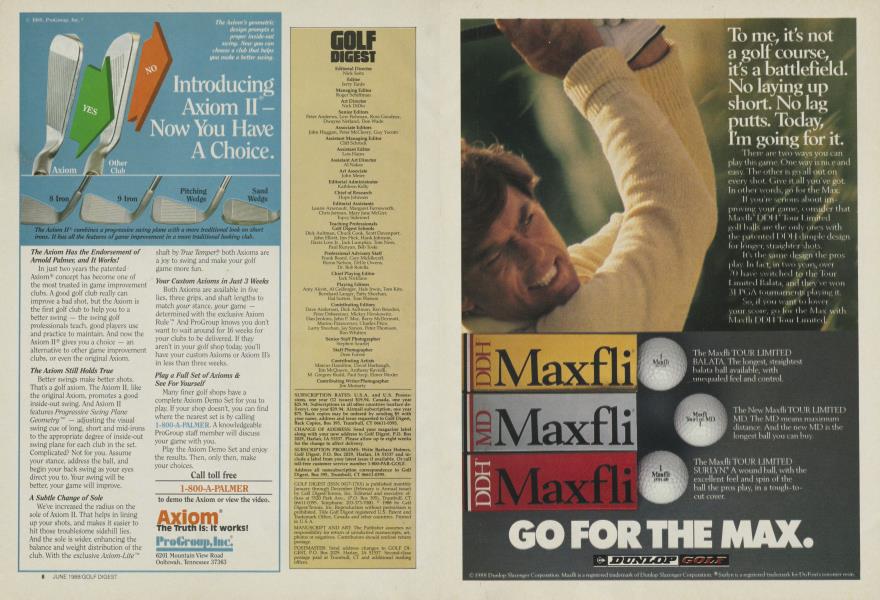 Maxfli | Golf Digest | JUNE 1988