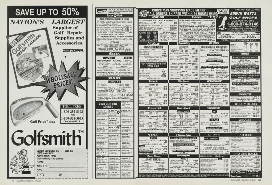 Golfsmith | Golf Digest | DECEMBER 1988