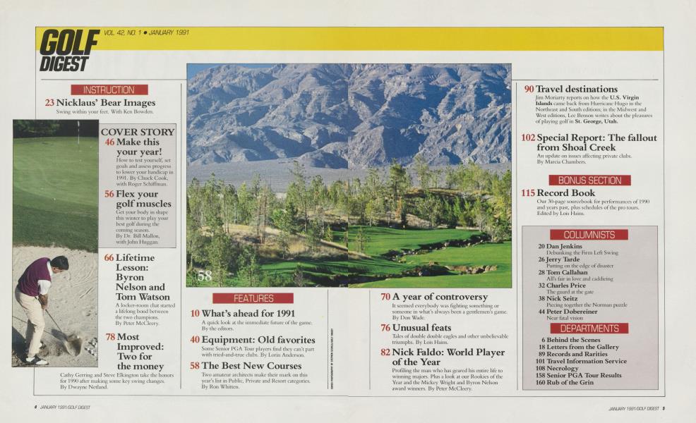 GOLF DIGEST | Golf Digest | JANUARY 1991